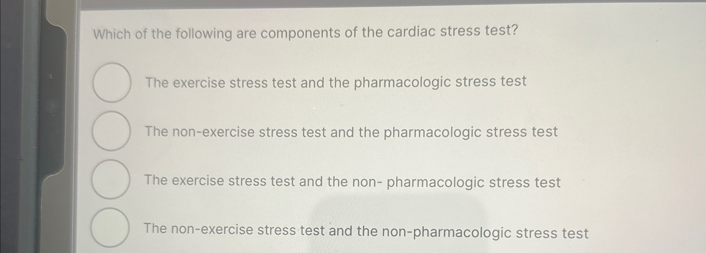 Solved Which of the following are components of the cardiac | Chegg.com