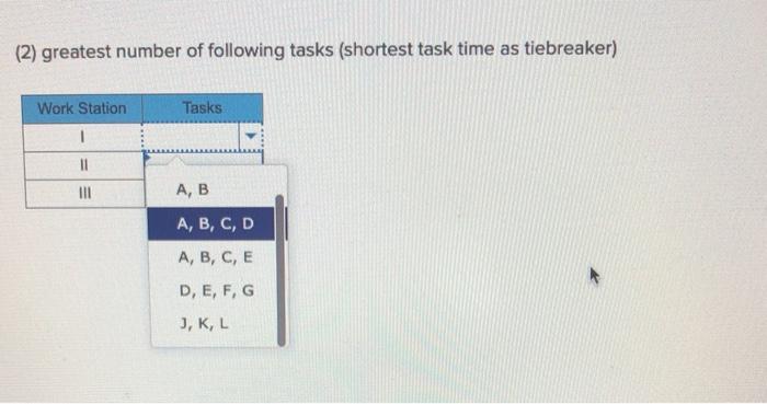 Solved Twelve tasks, with times and precedence requirements | Chegg.com