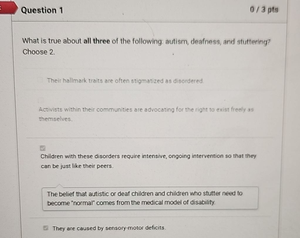 Solved Question 103ptsWhat is true about all three of the | Chegg.com