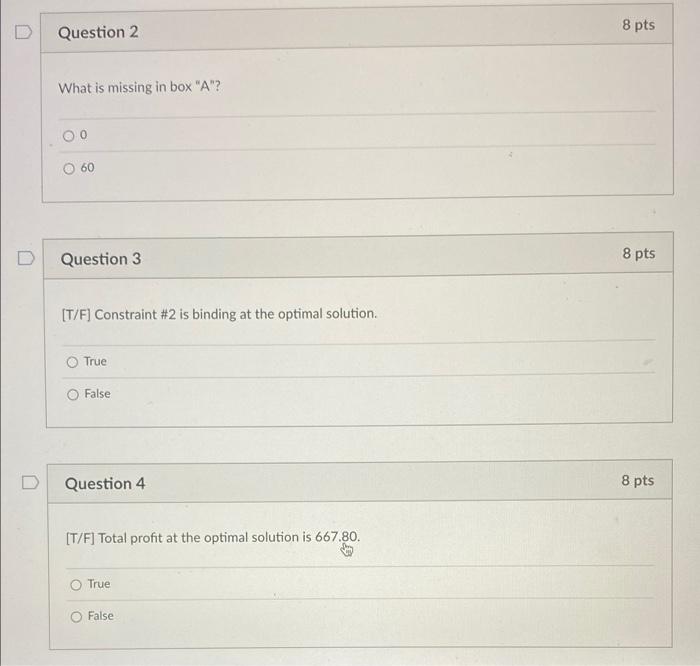 Solved Question 1 8 pts Use the following problem statement | Chegg.com