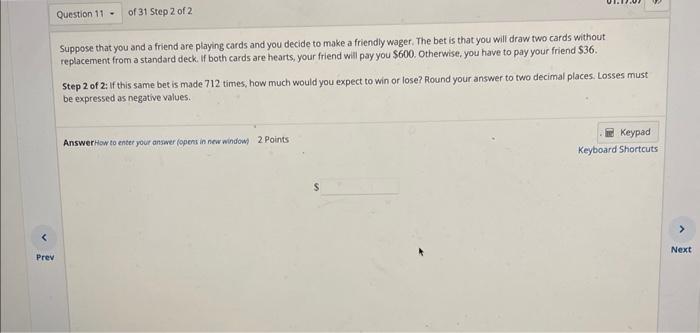 Solved Suppose that you and a friend are playing cards and | Chegg.com