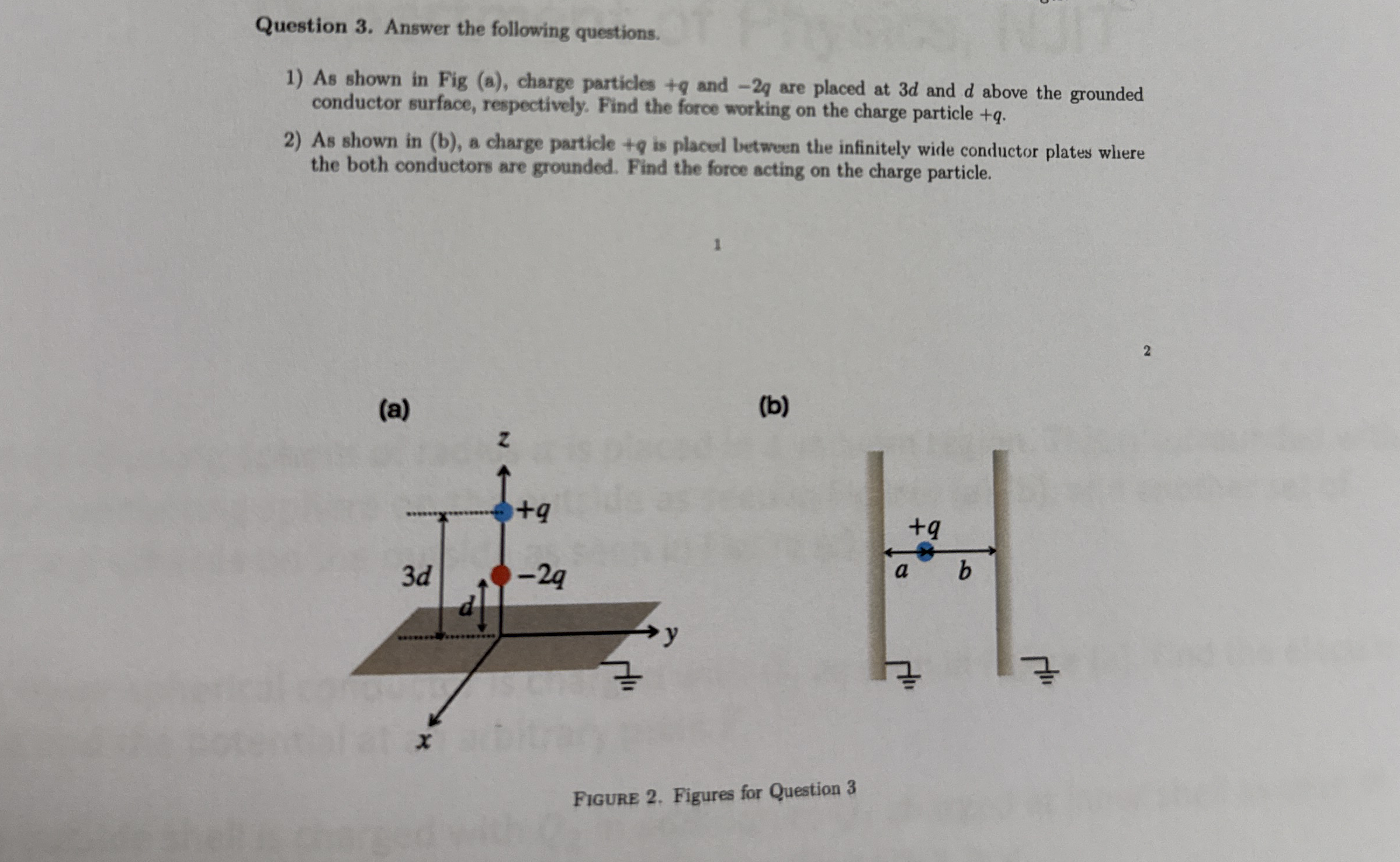 Solved Question 3. ﻿Answer the following questions.As shown | Chegg.com