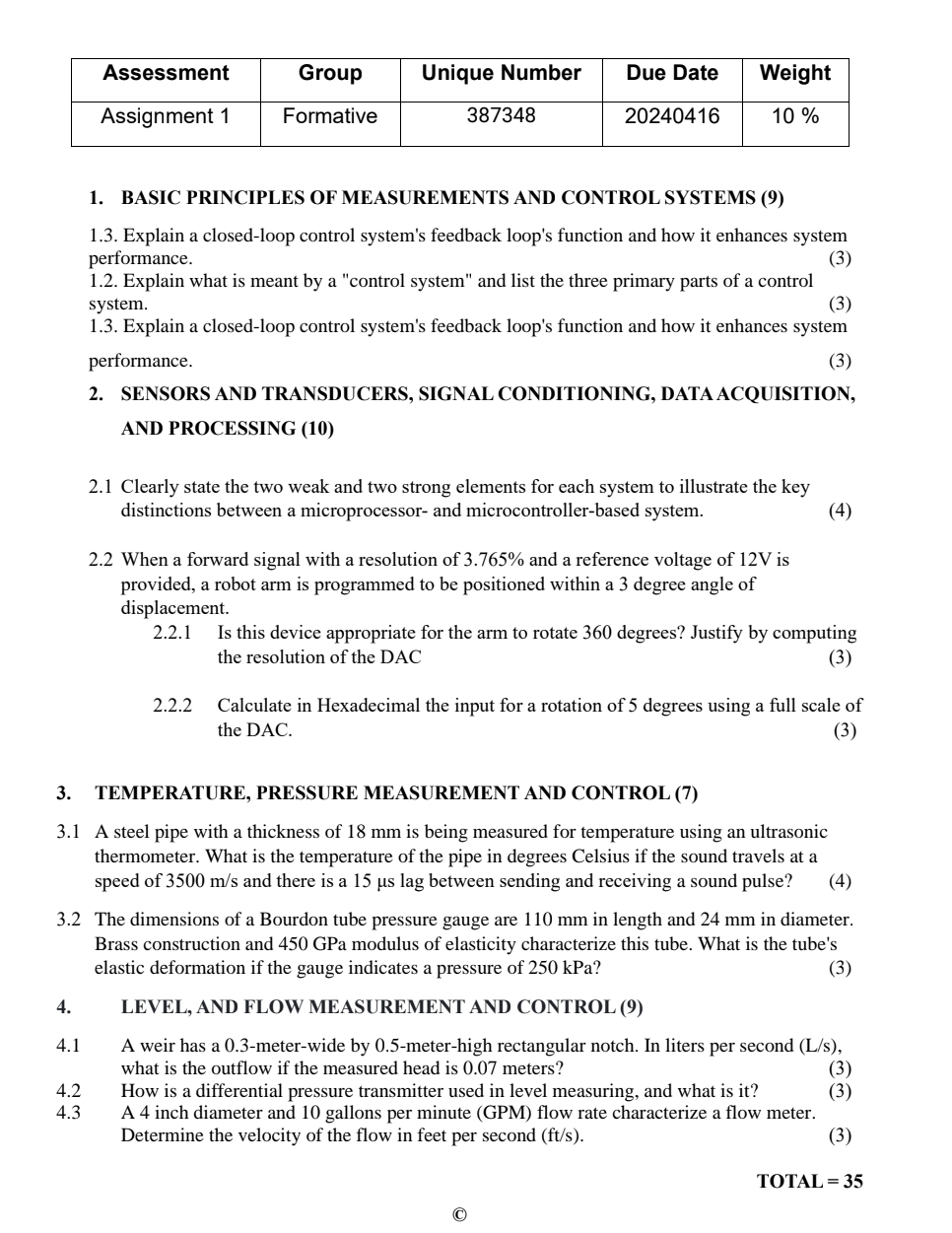 Solved \table[[Assessment,Group,Unique Number,Due | Chegg.com