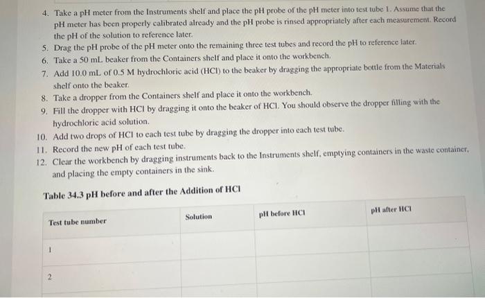 Solved Experiment 2: The Phosphate Buffer System Part 1: | Chegg.com