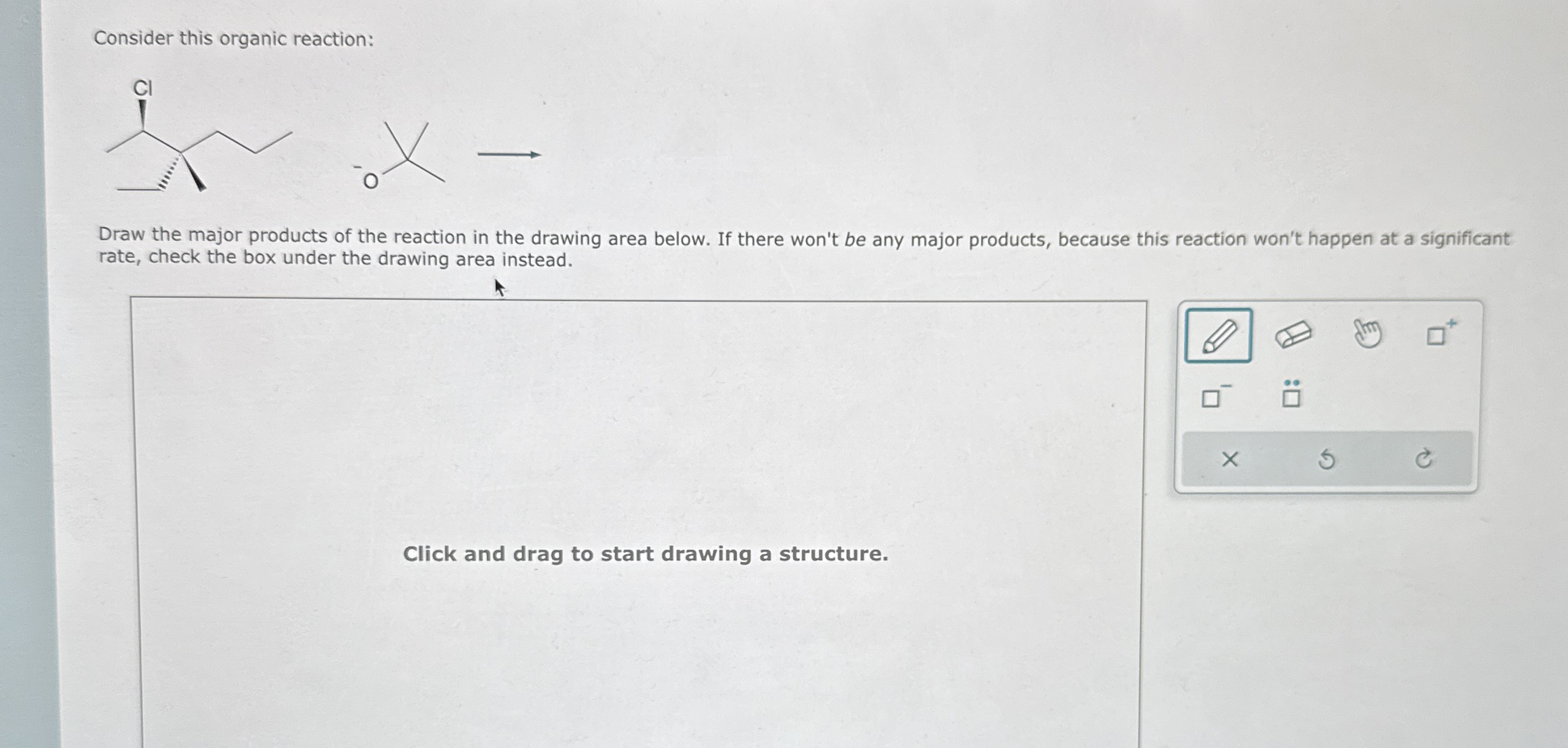 Solved Consider this organic reaction:Draw the major | Chegg.com