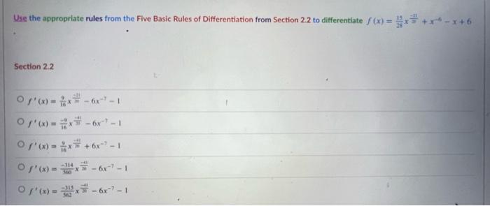 Solved Use the appropriate rules from the Five Basic Rules | Chegg.com