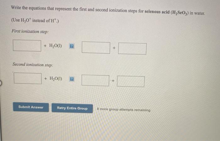 Solved Write the equations that represent the first and | Chegg.com