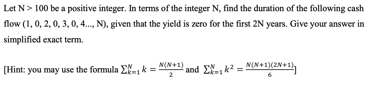 Solved Let N>100 ﻿be a positive integer. In terms of the | Chegg.com