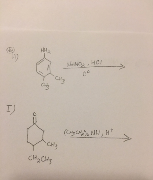 Solved NaNO2, HCl (CH3CH2)2NH, HT 2 CH3 CH2CH3 | Chegg.com