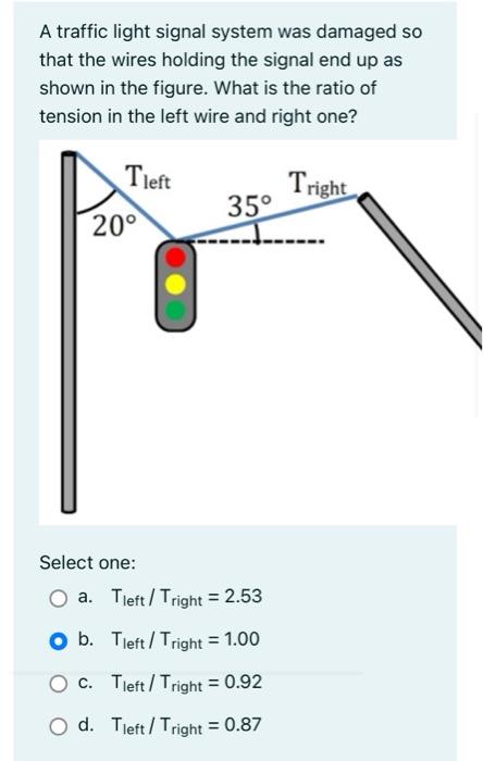 Solved A traffic light signal system was damaged so that the | Chegg.com