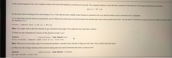 Solved At the electromagnetics lab your computer analyses | Chegg.com