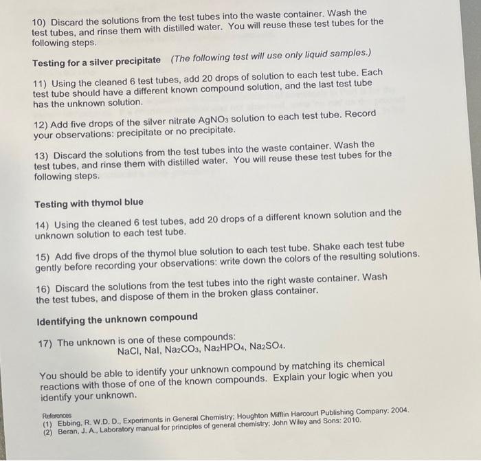 Solved Experiment 5: Chemical Reactions Part A: | Chegg.com