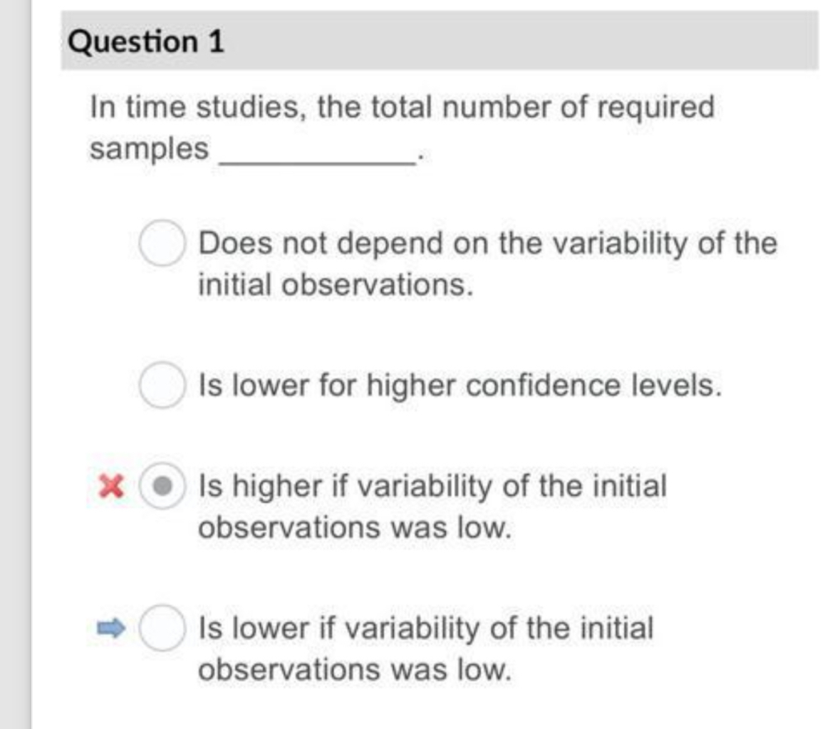 Solved Question 1In time studies, the total number of | Chegg.com