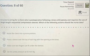 Solved Time Elapsed:Question: 8 ﻿of 6000:10:20Pause | Chegg.com