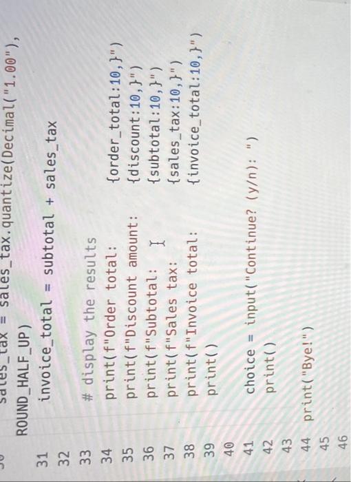Solved Exercise 9-1: Enhance the Invoice program Use this | Chegg.com