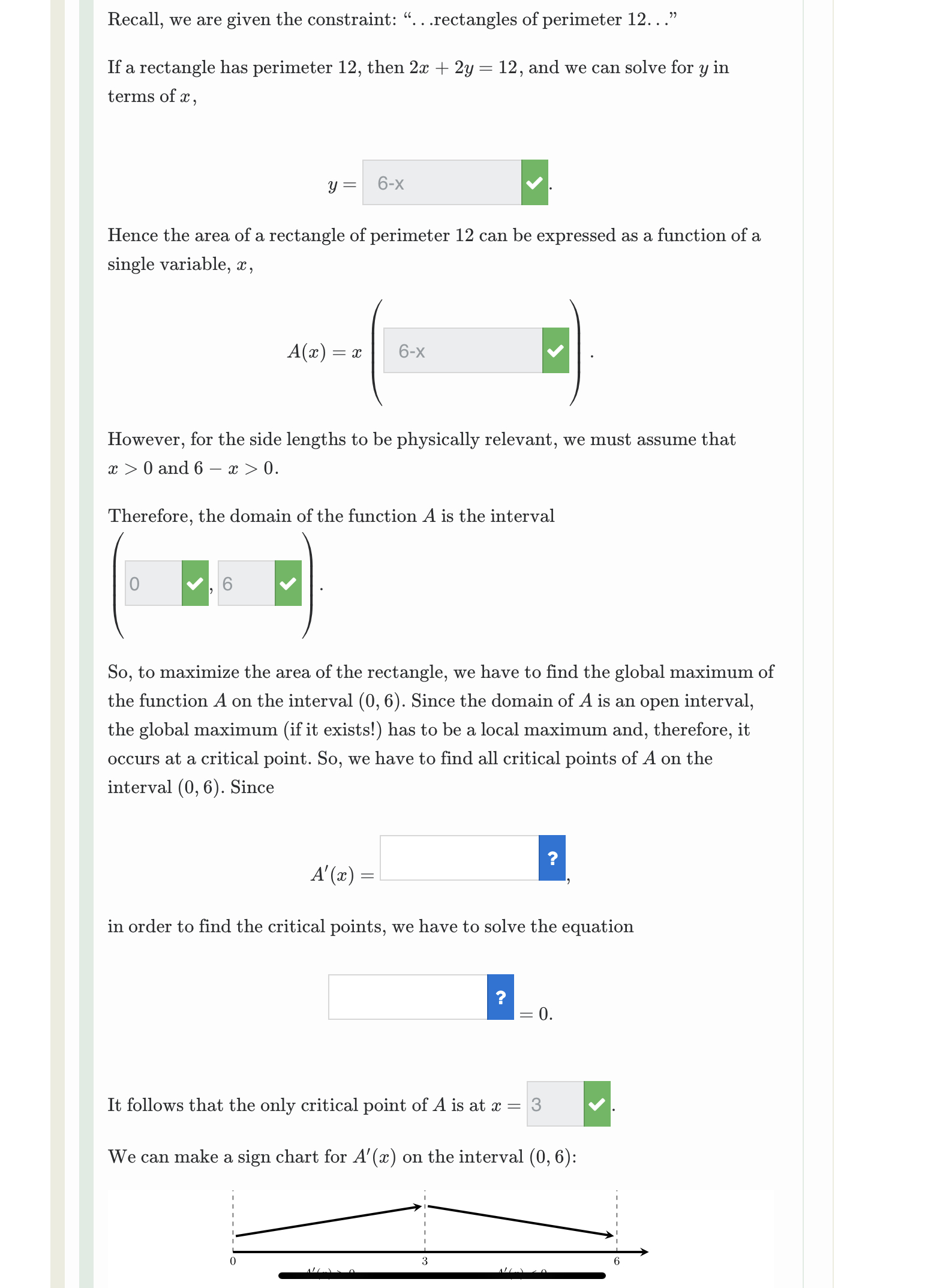 Solved Recall, we are given the constraint: ". . .rectangles | Chegg.com