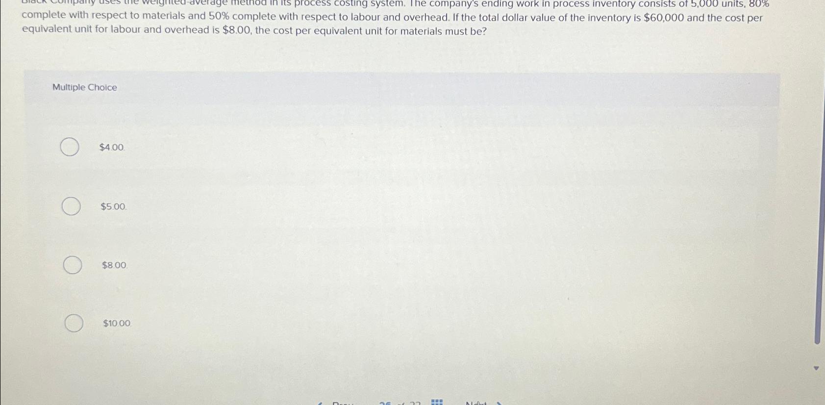 Solved complete with respect to materials and 50% ﻿complete | Chegg.com