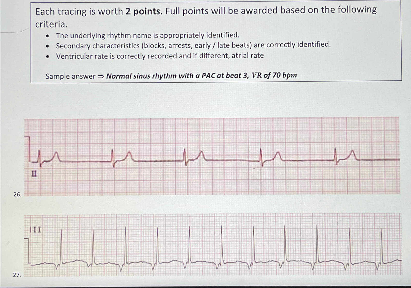 Solved Each tracing is worth 2 ﻿points. Full points will be | Chegg.com