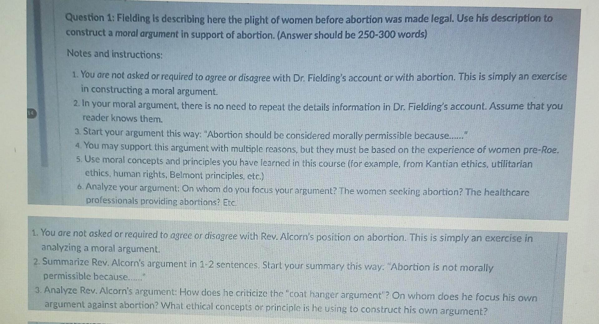 Module 9 Discussion -- The Pre-Roe “Bad Old | Chegg.com
