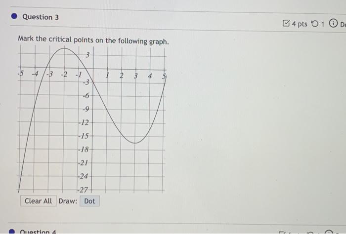 Solved Draw a graph and SHOW ME where to put critical points | Chegg.com