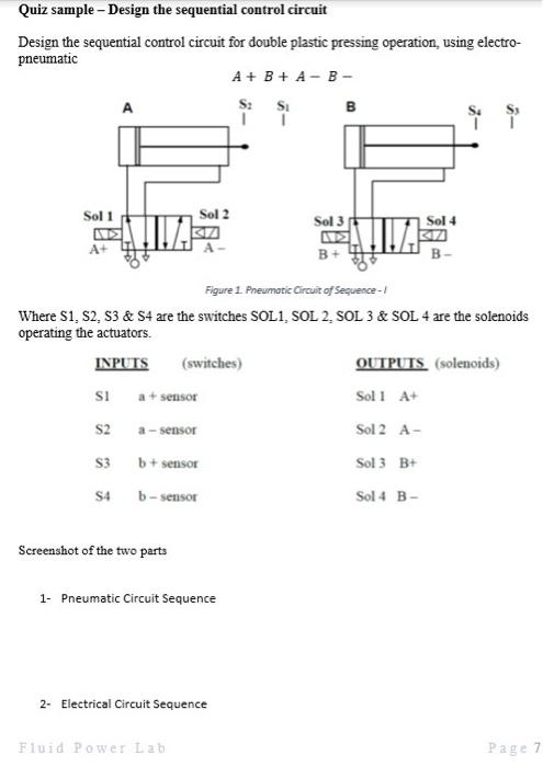 Solved Design the sequential control circuit for double | Chegg.com