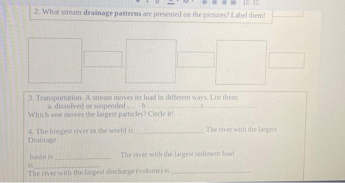 Solved Homework Ch. 16, p. 1 DRAINAGE BASIN 1. Use my ppt to | Chegg.com