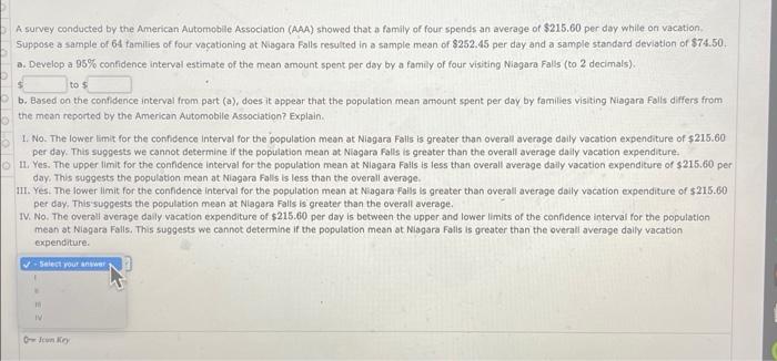 Solved A survey conducted by the American Automobile | Chegg.com