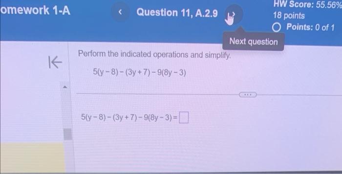 Solved Perform the indicated operations and simplify. | Chegg.com
