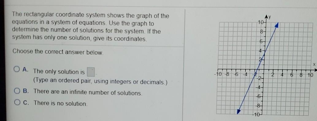 Solved AY 10- The rectangular coordinate system shows the | Chegg.com