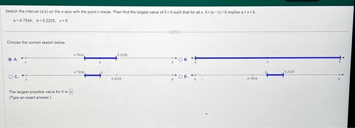 Solved Sketch the in'terval (a,b) on the x-axis with the | Chegg.com