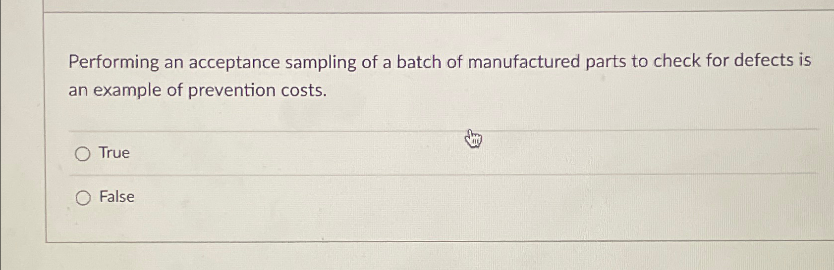 Solved Performing an acceptance sampling of a batch of | Chegg.com