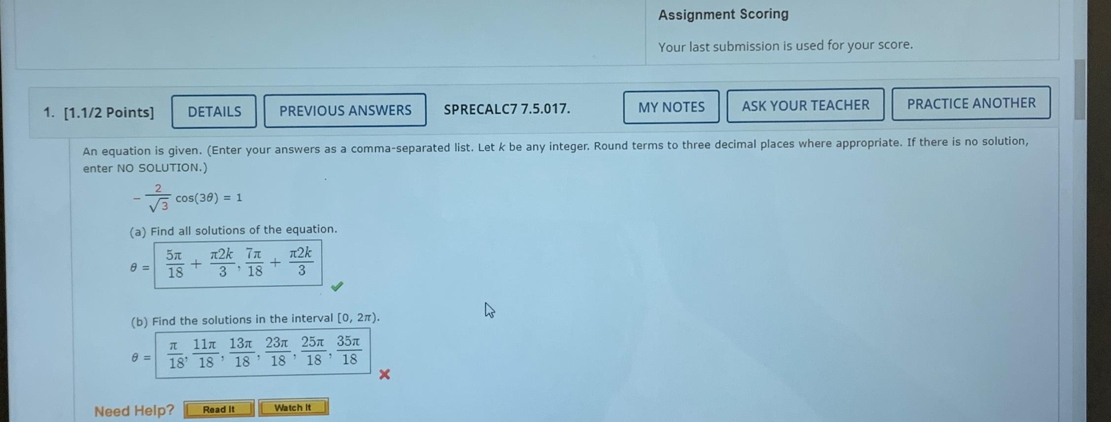 Solved Assignment ScoringYour last submission is used for | Chegg.com