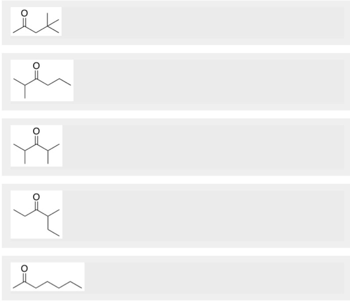 Solved Which structure of molecular formula, C7H140, fits | Chegg.com