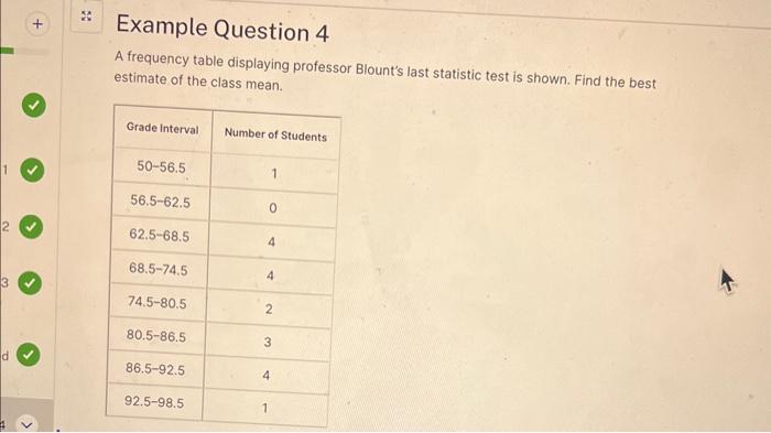 Solved calculate the sum of the product of each interval | Chegg.com