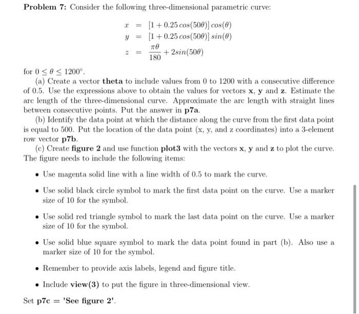 Solved Problem 4: Create 2-dimensional matrix mat A using | Chegg.com