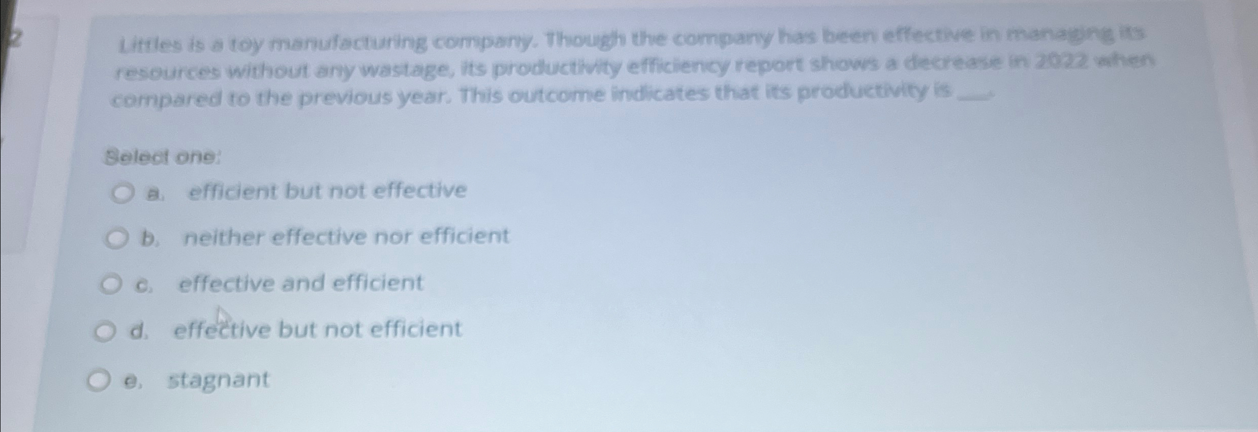 Solved resources without any wastage, its producthity | Chegg.com