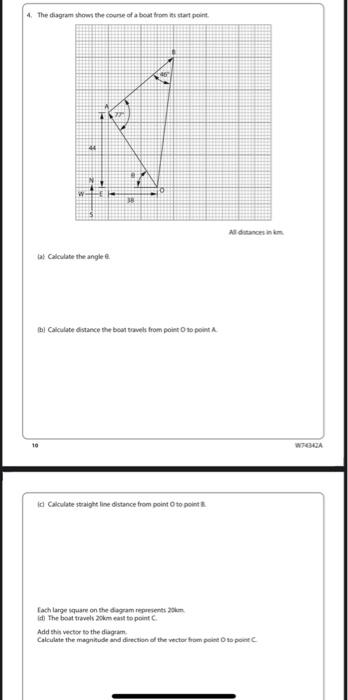 Solved 1. The dian (a) Calculate the angle e. (b) Cakulate | Chegg.com