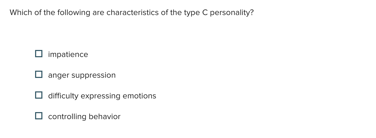 Solved Which of the following are characteristics of the | Chegg.com
