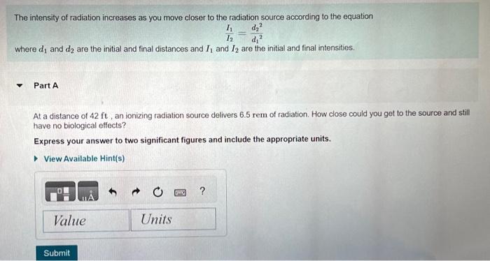 Solved The unit rem (roentgen equivalent for man) is the | Chegg.com