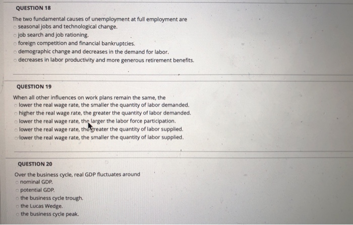 Solved QUESTION 16 In the above figure, a minimum wage will | Chegg.com