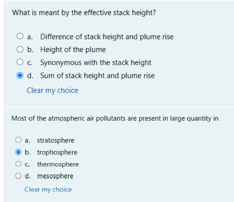 Solved Subject :Environmental pollution control###What is | Chegg.com