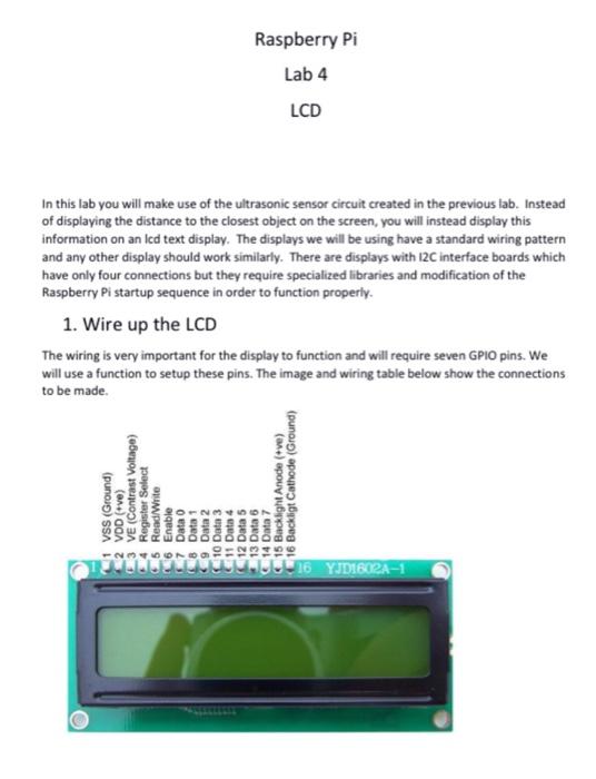 Solved import RPi GPIO as GPIO from time import sleep, time | Chegg.com