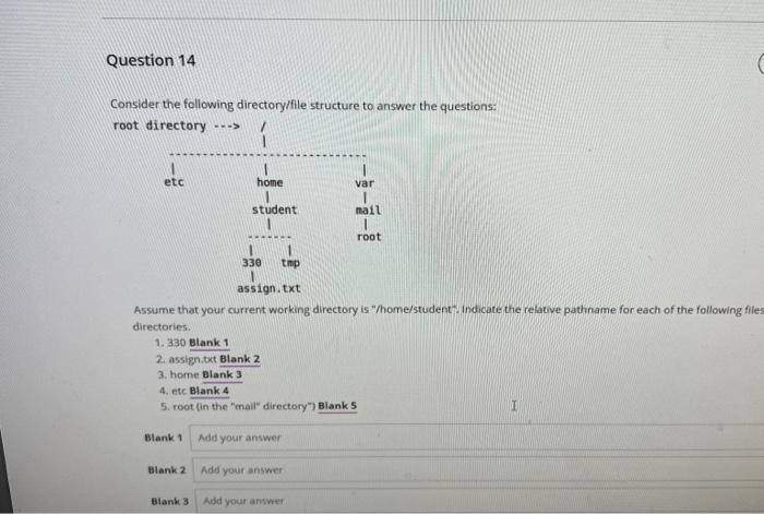 Solved Question 13 Type in the following commands and record | Chegg.com