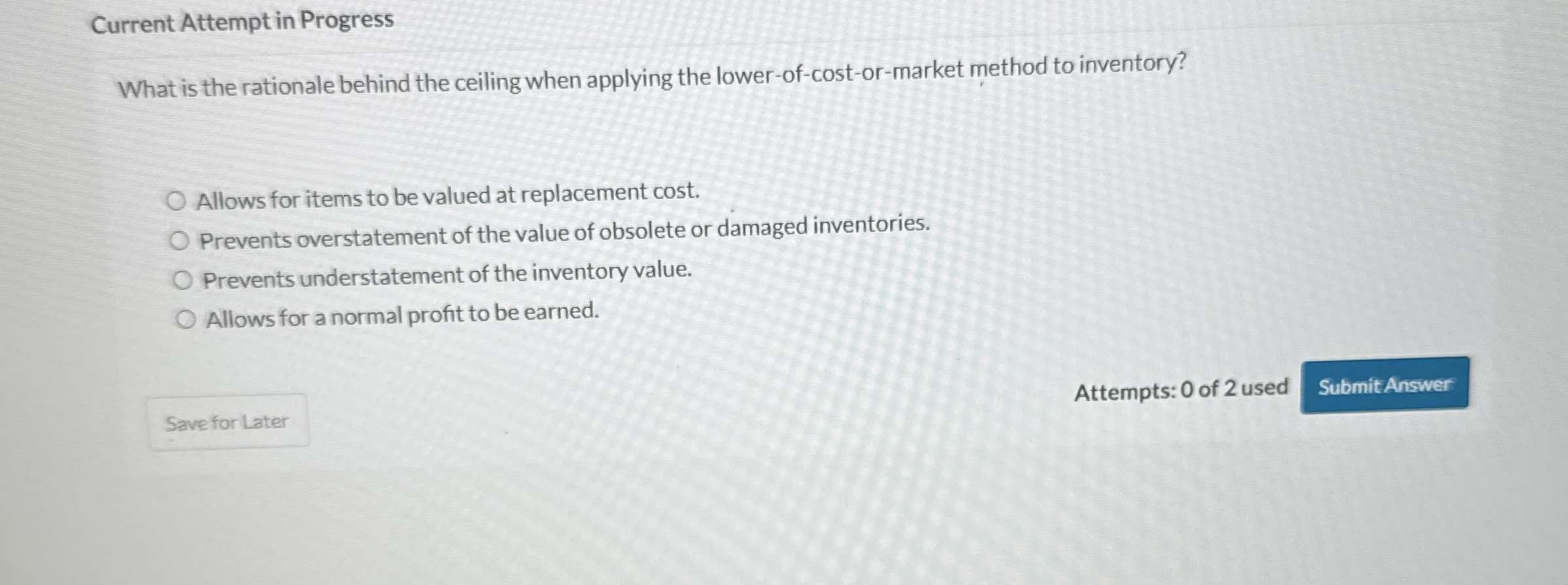 Solved Current Attempt in ProgressWhat is the rationale | Chegg.com