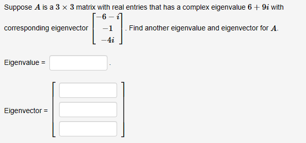 Solved Suppose A ﻿is a 3×3 ﻿matrix with real entries that | Chegg.com