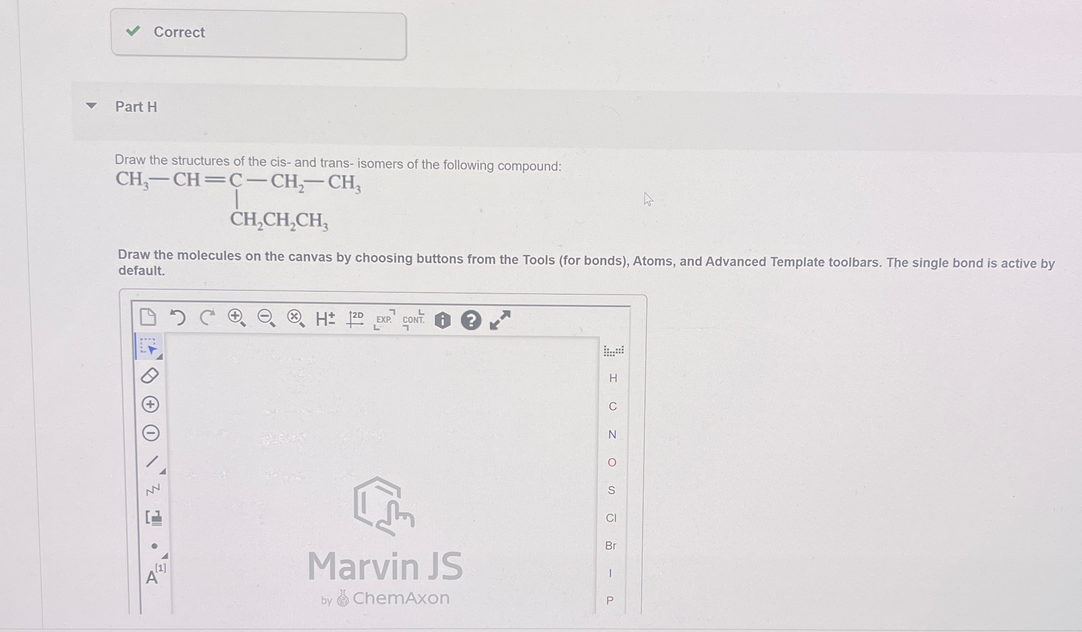 Solved Draw the the cis and trans structures | Chegg.com