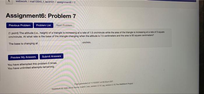 Solved Abaignments 2 Assignment6 Problem 2 Previous 