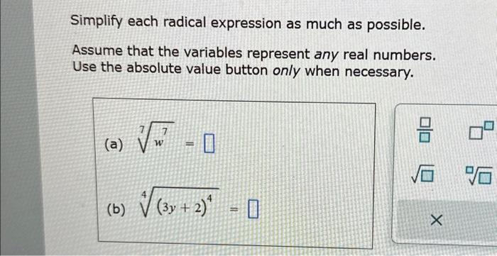 Solved Simplify each radical expression as much as possible. | Chegg.com