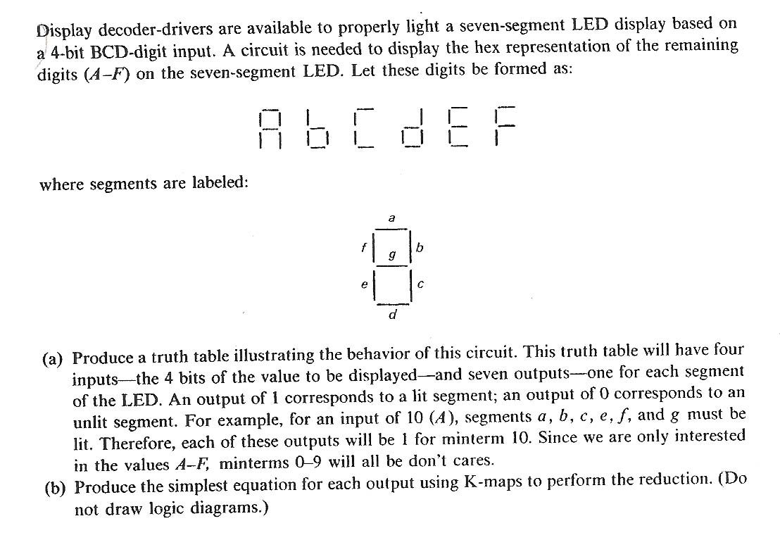 Solved Display decoder-drivers are available to properly | Chegg.com