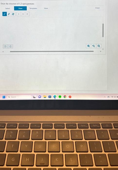 Solved Draw the structure of 1,2-epoxypentane. Select / ||| | Chegg.com